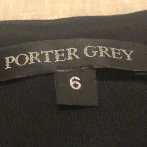 Porter Grey | Dresses | Porter Grey Black Leather Lined Mini Dress 6 ...